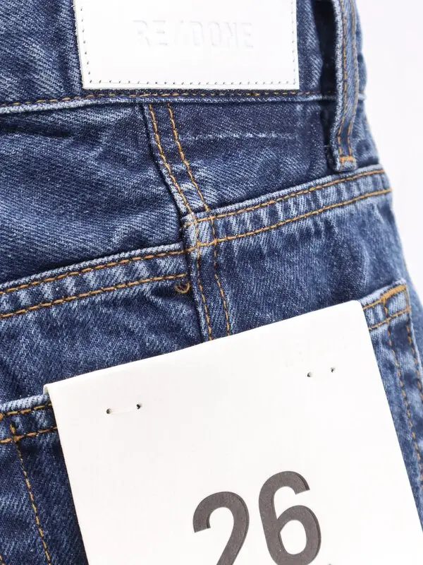 RE/DONE Mid Rise Straight Leg Jeans