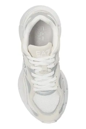 EA7 Mesh Panelled Chunky Sneakers