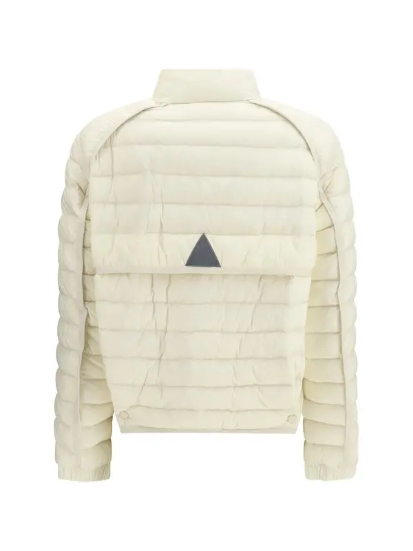 Moncler Madulains Logo Patch Quilted Jacket - White