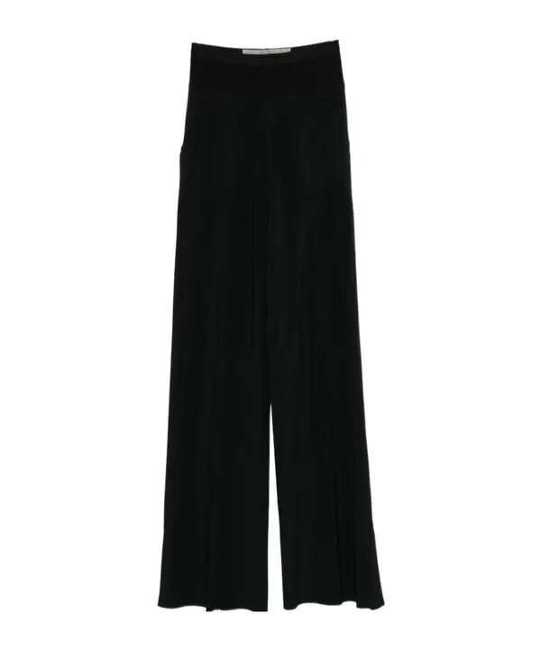 Rick Owens Wide Leg Elasticated Waistband Trousers