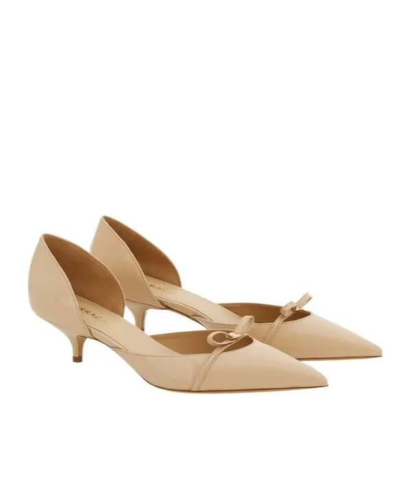 FERRAGAMO Pointed-toe Bow Detail Pumps