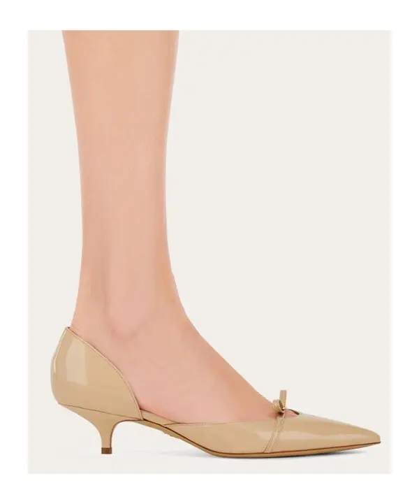 FERRAGAMO Pointed-toe Bow Detail Pumps