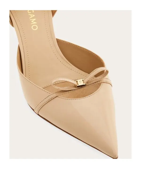 FERRAGAMO Pointed-toe Bow Detail Pumps