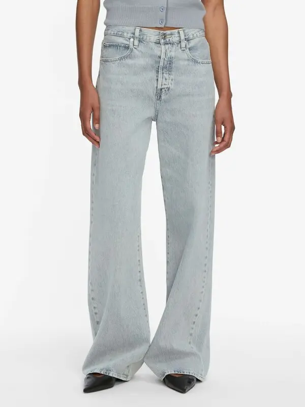 FRAME The Loose Wide-leg Jeans