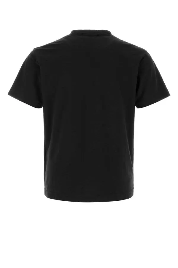 Stone Island Logo Patch Crewneck T-shirt - Black