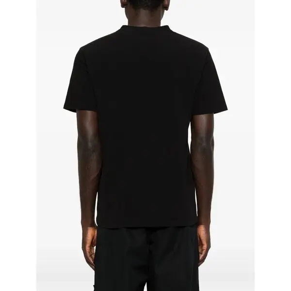 Stone Island Logo Patch Crewneck T-shirt - Black