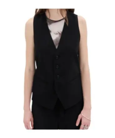 ANN DEMEULEMEESTER Charlotte Button-fastening Waistcoat