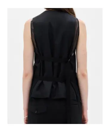 ANN DEMEULEMEESTER Charlotte Button-fastening Waistcoat