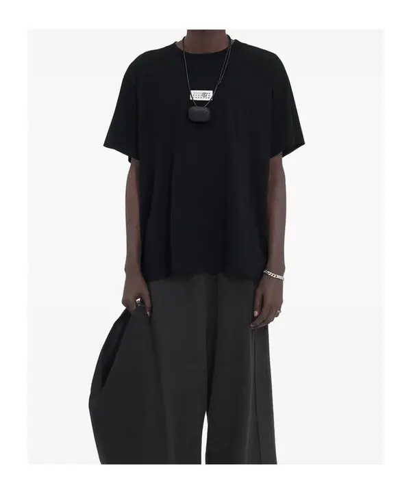 MAISON MARGIELA Short Sleeved Crewneck T-shirt - Black