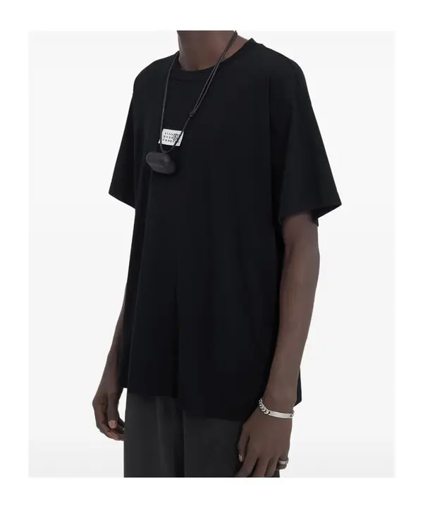 MAISON MARGIELA Short Sleeved Crewneck T-shirt - Black