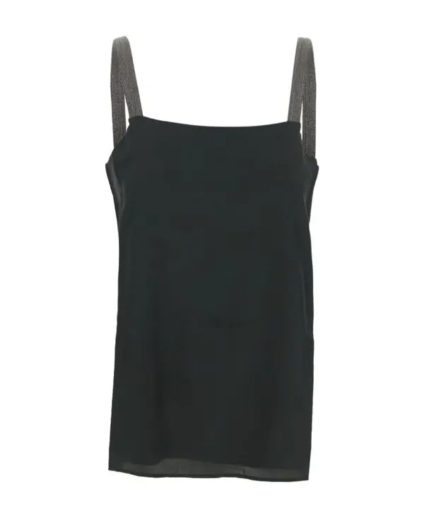 Fabiana Filippi Square Neck Sleeveless Top