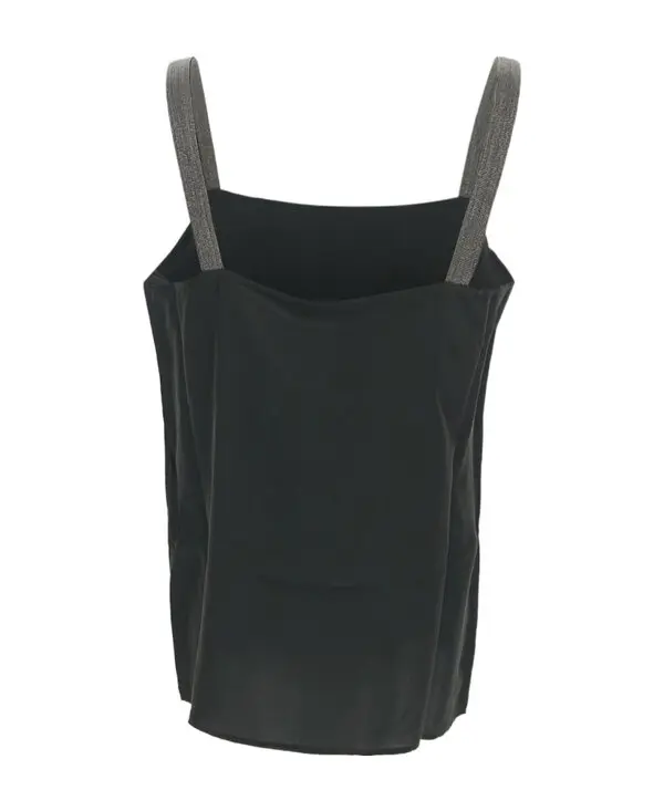Fabiana Filippi Square Neck Sleeveless Top