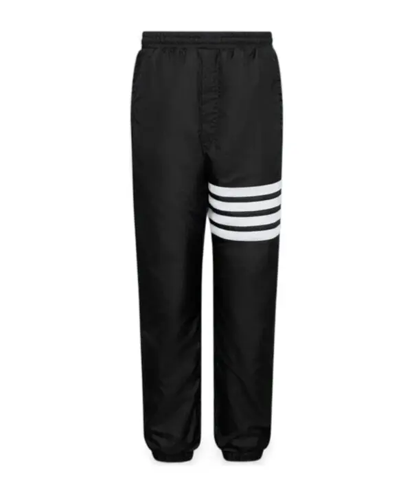 Thom Browne Four-bar Ripstop Track Pants - Black