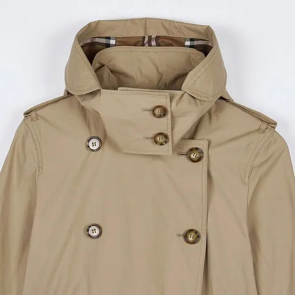 Burberry Telford Hooded Windbreaker - Beige
