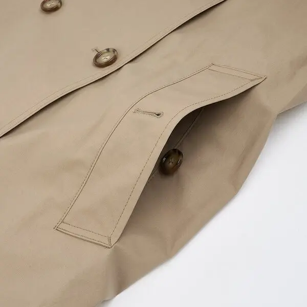Burberry Telford Hooded Windbreaker - Beige