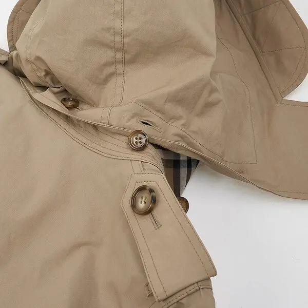 Burberry Telford Hooded Windbreaker - Beige