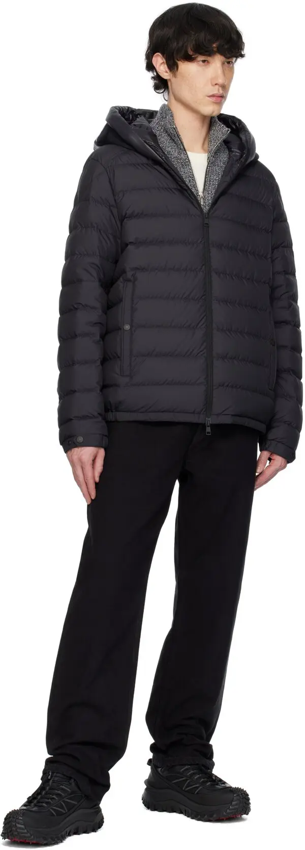 Moncler Trailgrip Gtx Lace-up Sneakers - Black