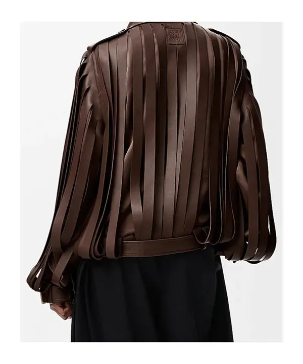 Loewe Layered Double-breasted Jacket With Lace-up Details