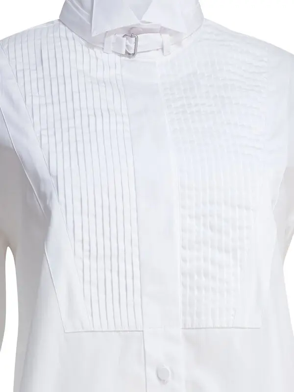 Alexander McQueen Long Sleeve Pleated Shirt