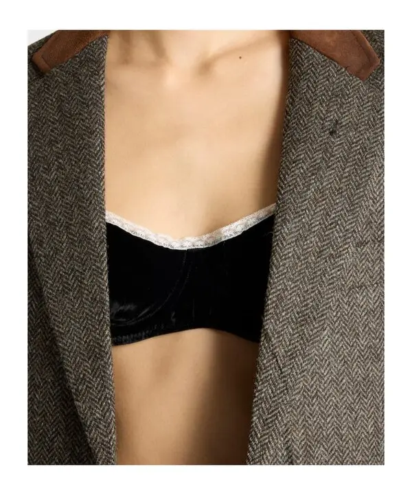 Prada Velvet Bra