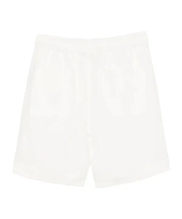 Eleventy Wide Leg Drawstring Shorts - White