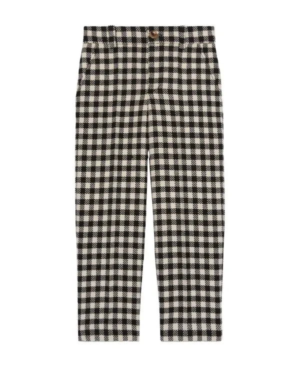 Gucci Gingham Wool Trousers