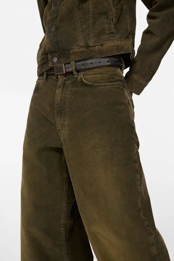 Acne Studios Belt Loop Corduroy Jeans