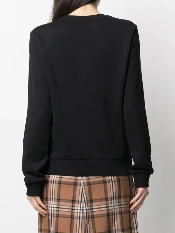Mcm Shearling Logo Sweatshirt