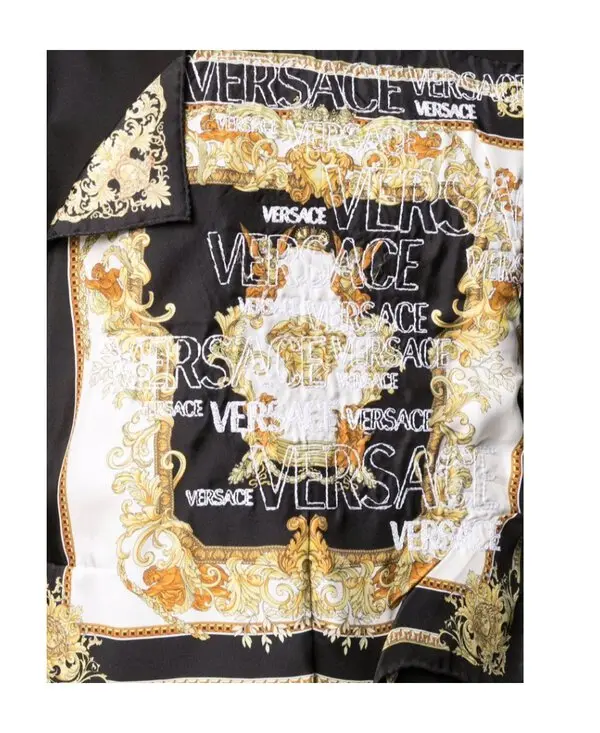 Versace Baroque-patch Crewneck T-shirt