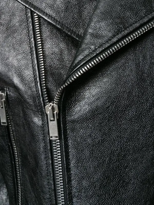 Saint Laurent Long-sleeved Biker Jacket