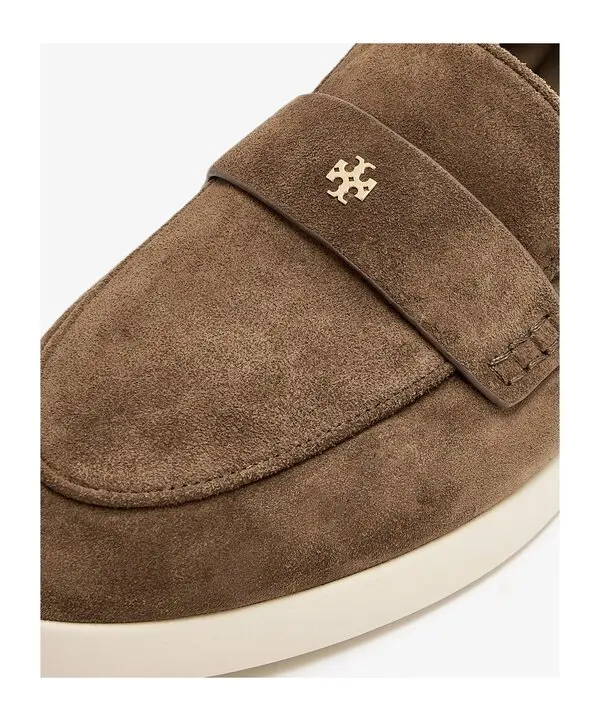 Tory Burch Suede Ballet Sport Loafers - Green