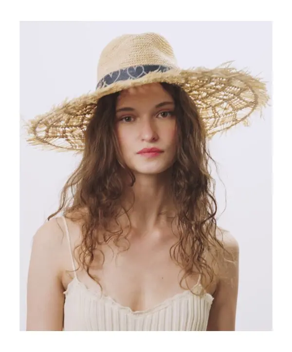 MAISON MICHEL Kiki Hat - Nude
