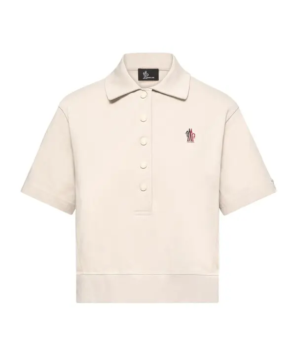 Moncler Cotton Jersey Polo Shirt