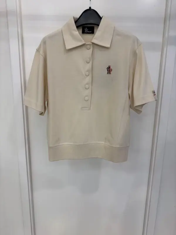 Moncler Cotton Jersey Polo Shirt