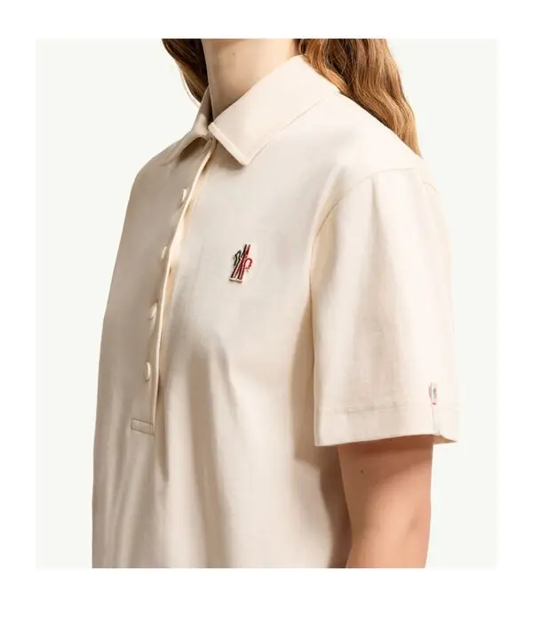 Moncler Cotton Jersey Polo Shirt