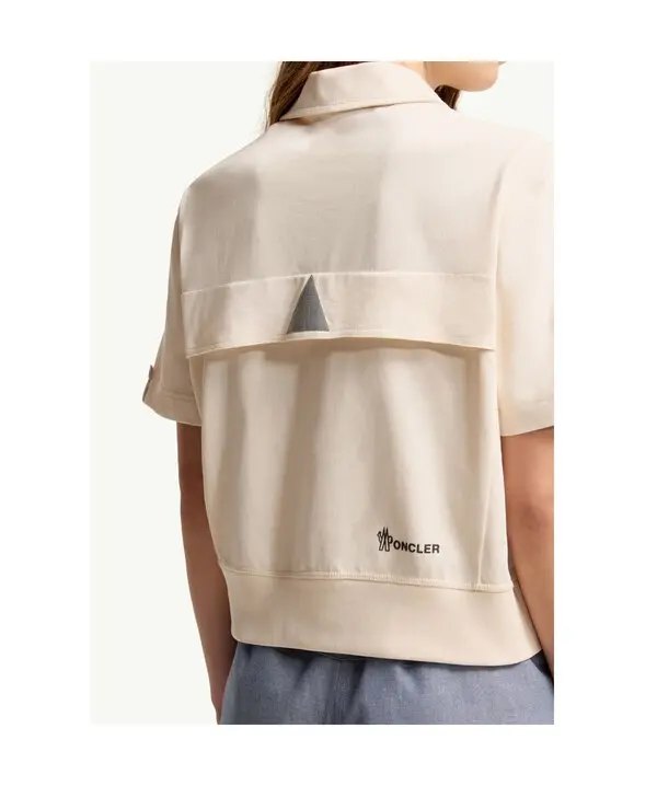 Moncler Cotton Jersey Polo Shirt