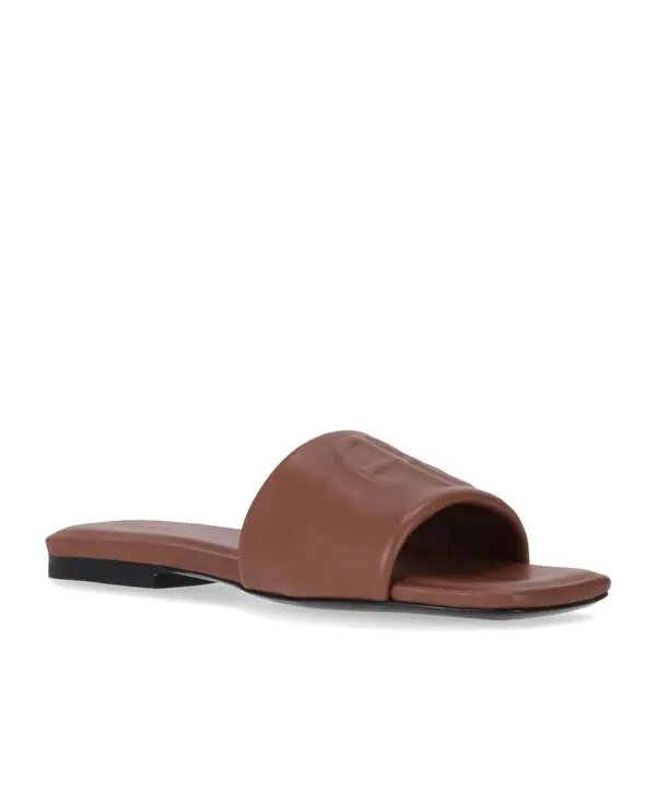 ANINE BING Square Toe Flat Sandals - Multicolor