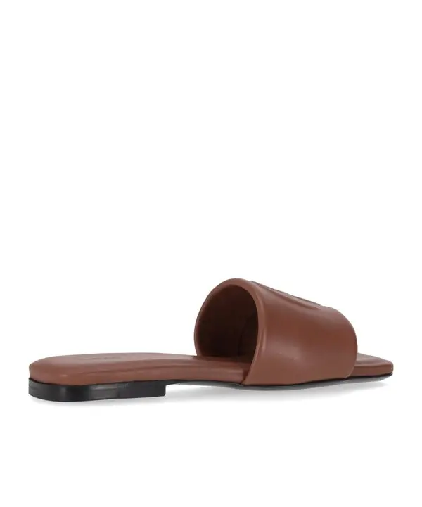 ANINE BING Square Toe Flat Sandals - Multicolor
