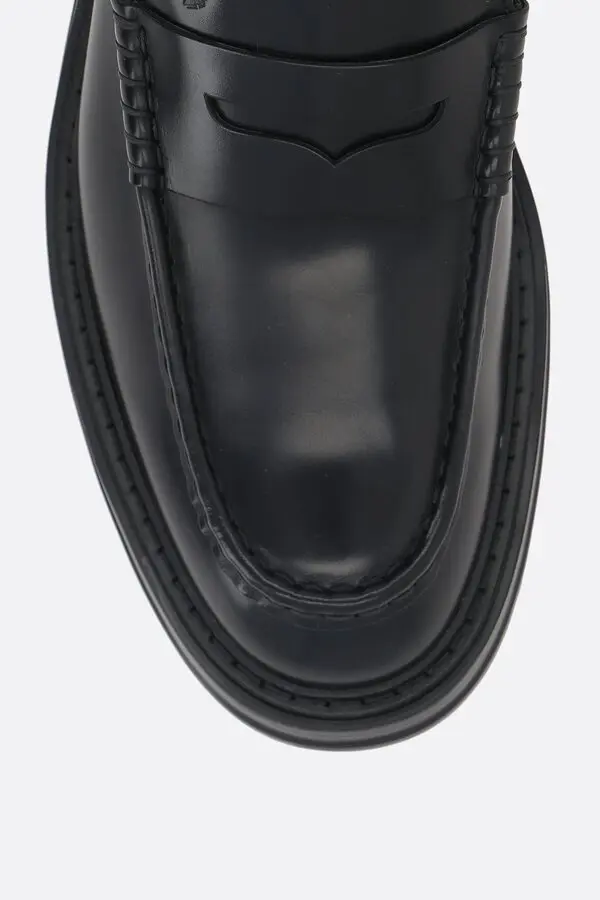 TOD'S Almond Toe Penny Loafers