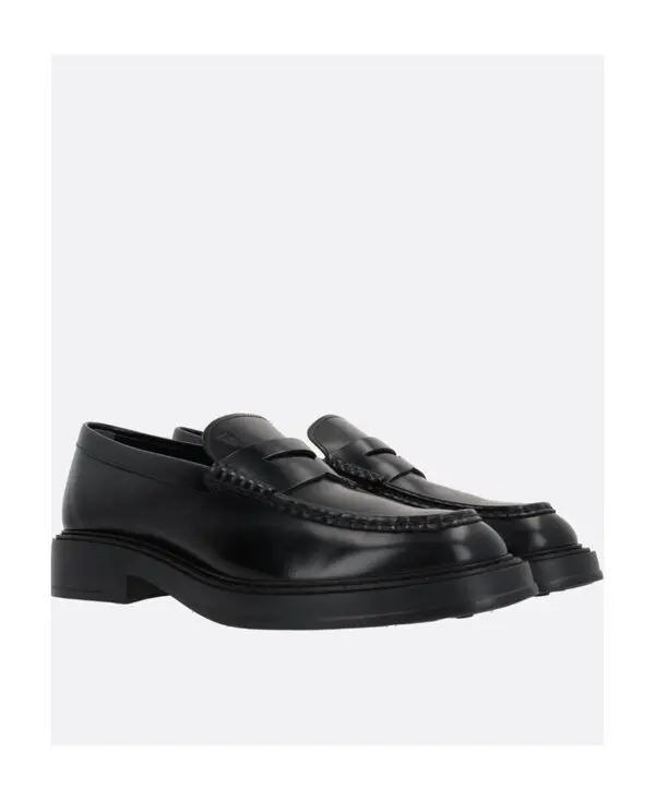 TOD'S Almond Toe Penny Loafers