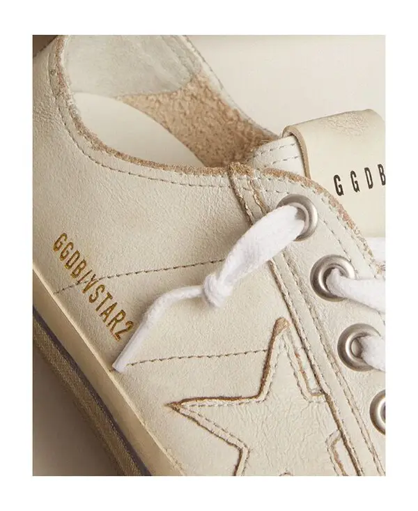 GOLDEN GOOSE V-star 2 Lace-up Sneakers - Nude