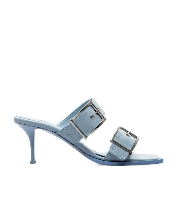 Alexander McQueen Buckled High Heel Sandals
