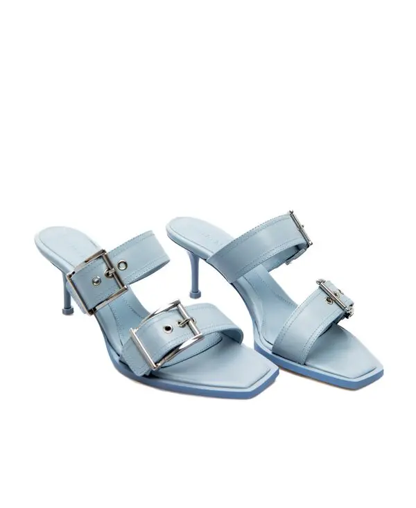 Alexander McQueen Buckled High Heel Sandals