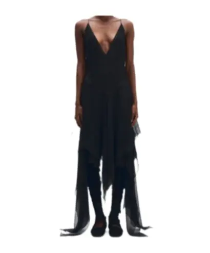 ANN DEMEULEMEESTER Multilayer Dress - Black