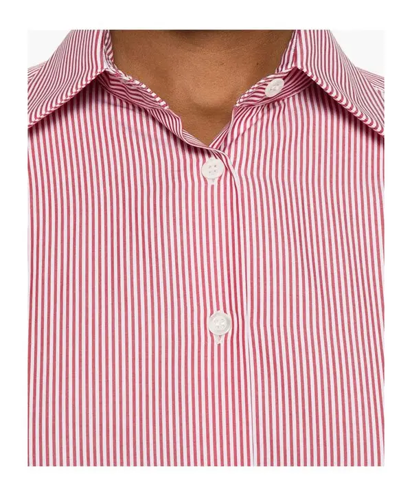 MAZZARELLI Gea Striped Button-down Shirt - Pink