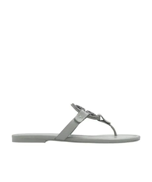 Tory Burch Miller Logo-plaque Embellished Sandals - Blue