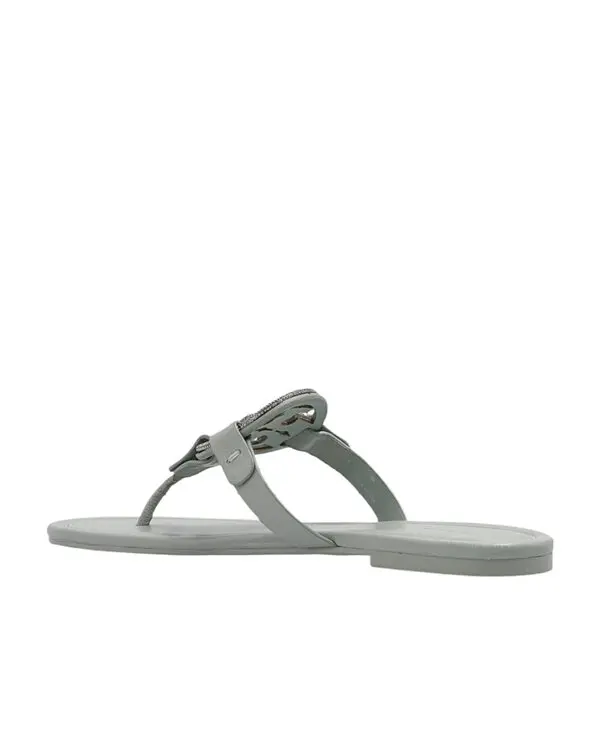 Tory Burch Miller Logo-plaque Embellished Sandals - Blue
