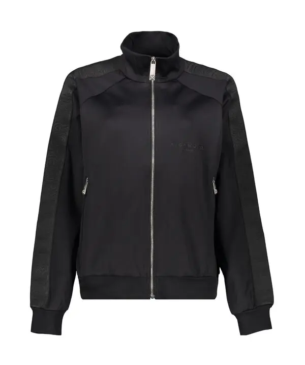 John Richmond Logo Tape Zip Sweatshirt