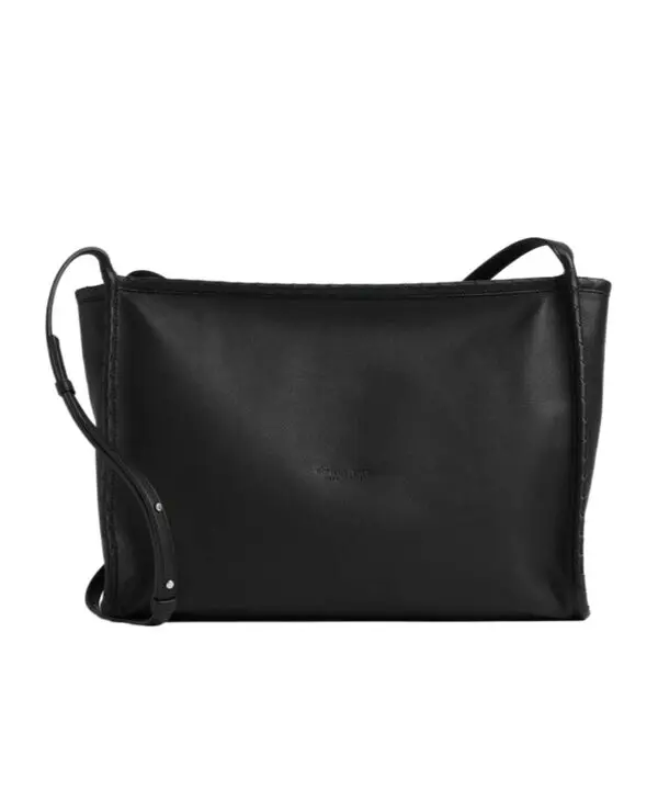 Bottega Veneta Corriere Zipped Messenger Bag - Black