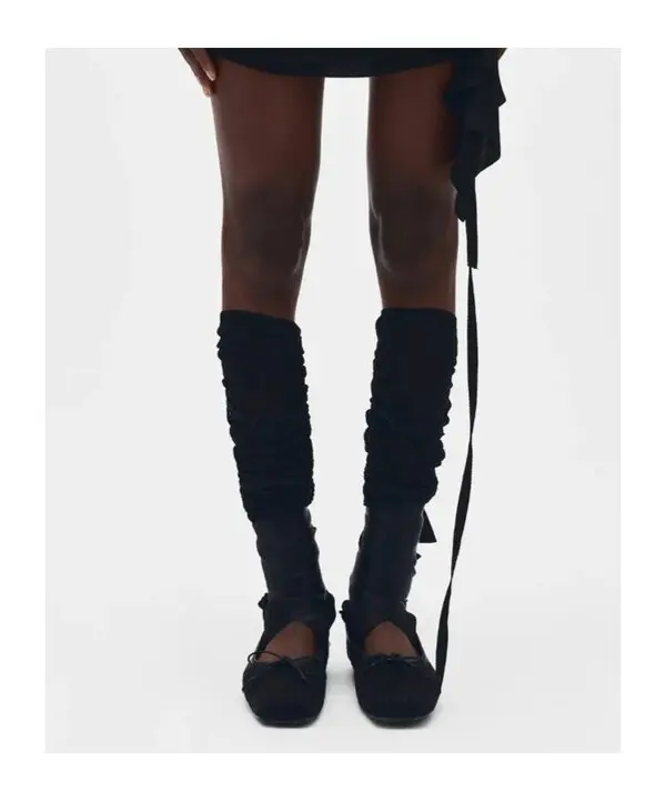 ANN DEMEULEMEESTER Paloma Ballerina Flats - Black